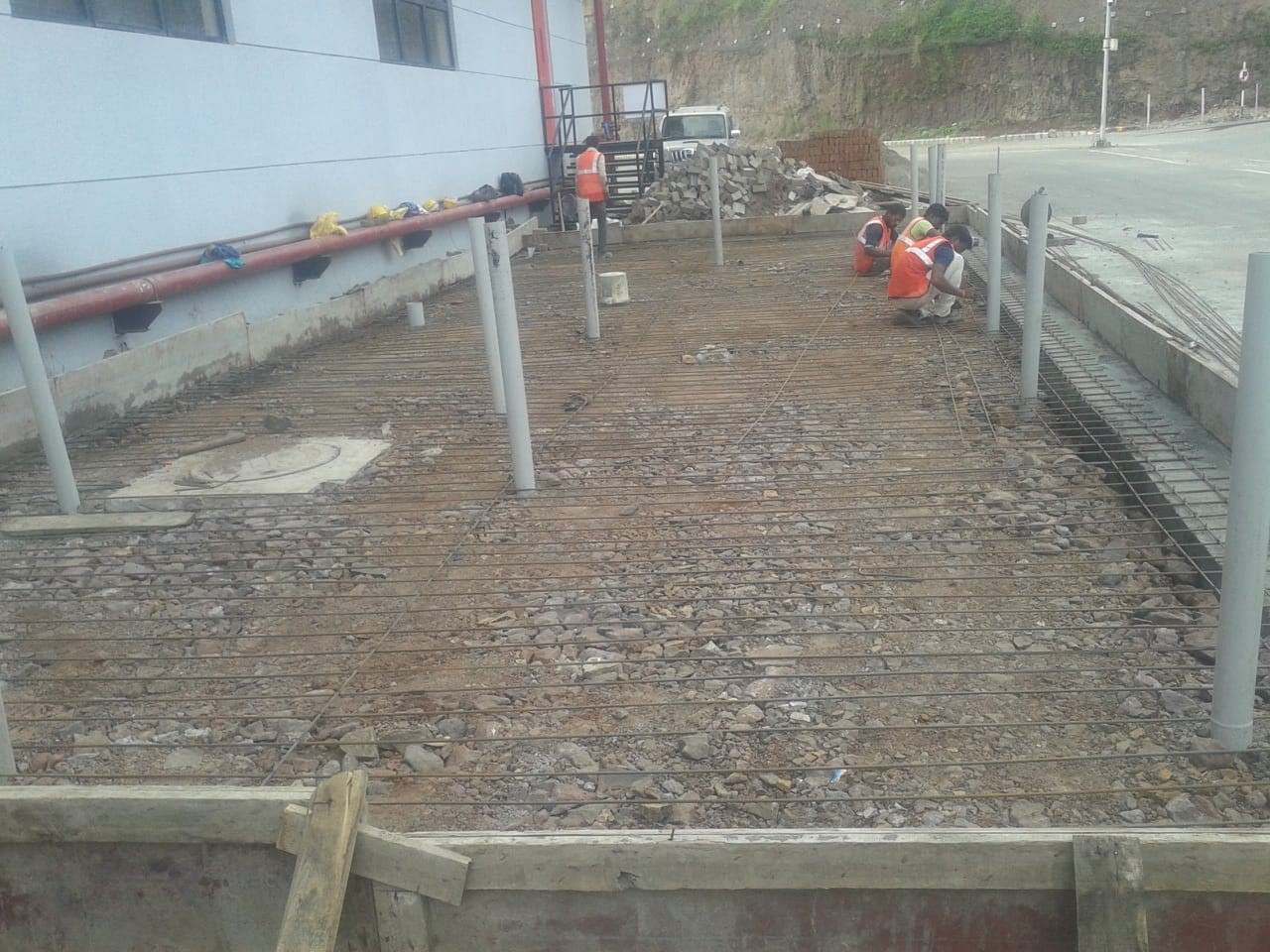 Installation of DG set, Exhaust stack & Pipe system and foundation – Melita